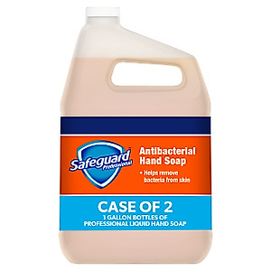 P&G PROFESSIONAL Antibacterial Hand Soap from Safeguard Professional, Bulk Liquid Hand Soap Refill, 1 Gal. (Case of 2)