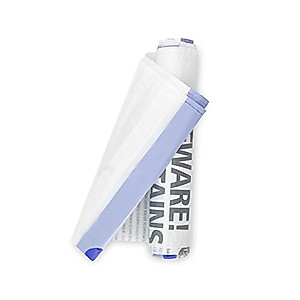 Brabantia Bin Liners, 15-20 L-Size D, 20 Bags, Litre, White