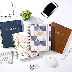 2024 Planner - Weekly & Monthly Planner 2024 with Gift Box, Jan 2024 - Dec 2024, Planner 2024, 8" x 10" Thick Paper, Back Pocket with 15 Notes Pages + 12 Monthly Tabs