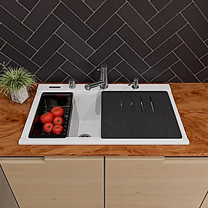 Alfi AB2025 Solid Stainless Steel Pull Out Kitchen Faucet