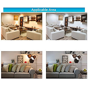 CTKcom 5W PAR16/HR16 LED Spotlight Bulb(4 Pack)- E26/E27 Base COB Flood Light Bulb 36 Degree 450LM 3000K Warm White 50W Halogen Bulb Equivalent LED Bulbs 110V~130V