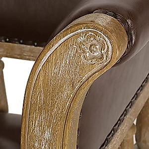 Christopher Knight Home Loyning Love Seats, Dark Brown + Natural