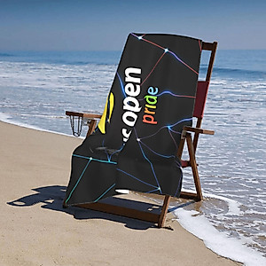 Lujzwop Us Open Tennis 2023 Beach Towel, Oversized Pool Towel, Quick Dry Microfiber Beach Towel for Men and Women