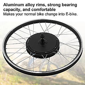 VGEBY Electric Bicycle Controller Kit, 26in Wheel Motor 48V 1000W Conversion Kit with for KT‑LCD3 Display Electric Bicycle Modification Accessories Supplies