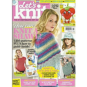 LET'S KNIT MAGAZINE, MAY, 2017 ISSUE,118 THE UK'S BEST SELLING KNIT MAGAZINE