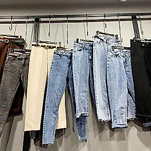 DINGEE 12 inch 8 Pack Extra Large S Hooks Heavy Duty Long S Hooks for Hanging Plant,S Hooks for Tree Branch,Bird Feeder,Pots and Pans Closet Garden Pergola Indoor Outdoor X-Large Hooks