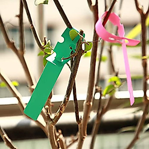 KINJOEK 1200 PCS 6 Colors Plant Tags Labels, Hanging Adjustable Wrap Around Waterproof Plastic Plant Tags Markers for Garden Outdoor Indoor Plants Flowers Tree Identifying Various, 2x20cm