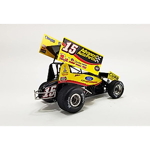 Winged Sprint Car #15 Donny Schatz Advance Auto Parts Tony Stewart Racing World of Outlaws (2022) 1/18 Diecast Model Car by Acme A1822005