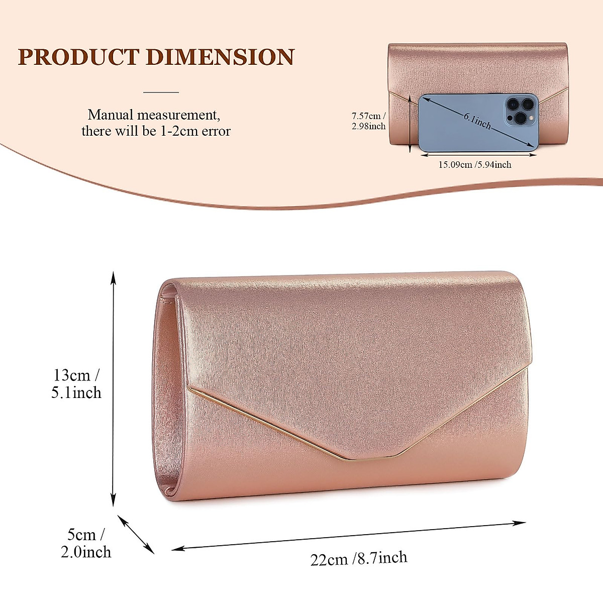 Pinprin Women Evening Clutch Bag Banquet Round Handbag with Top-handle Stylish Wedding Party Wallet Purse (A-Silver)