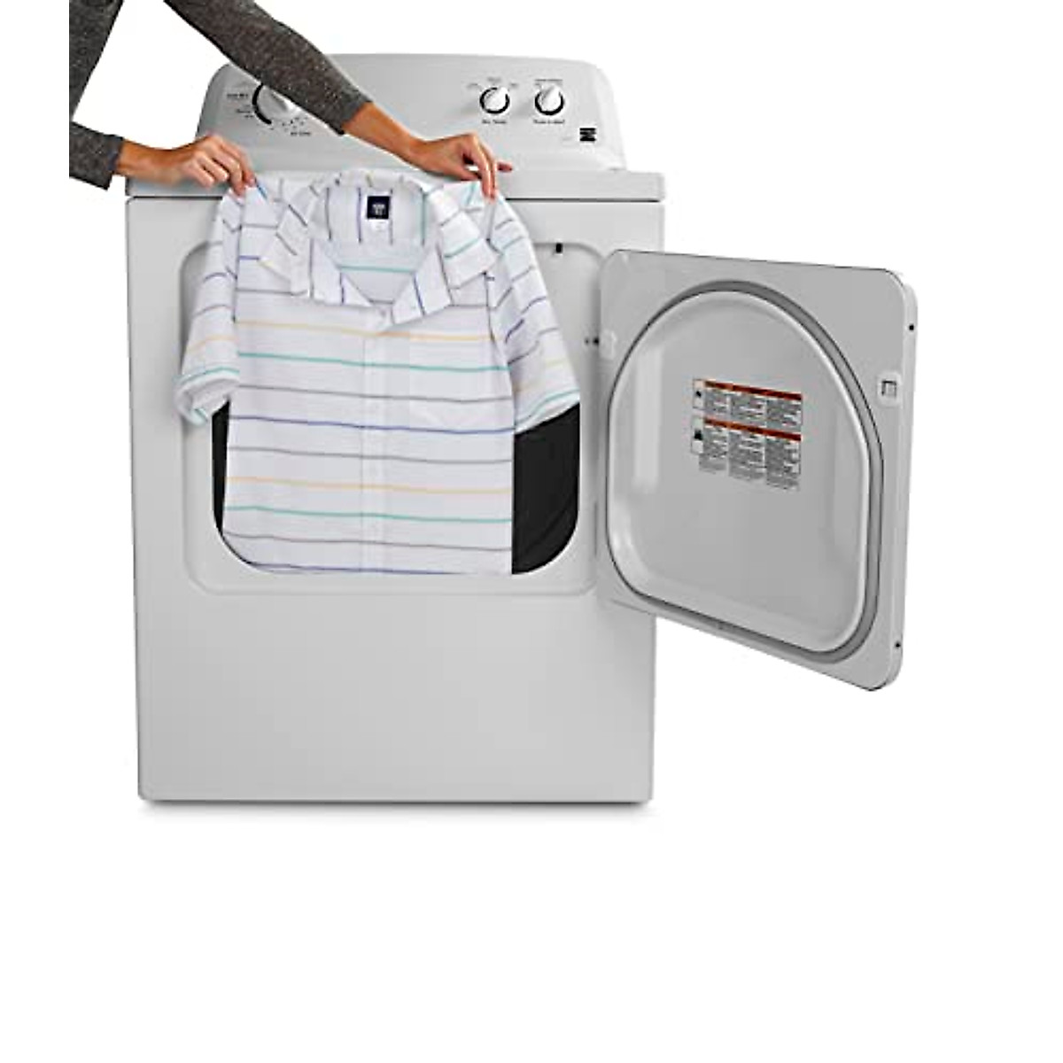 Kenmore 29" Front Load Electric Dryer with Wrinkle Guard and 7.0 Cubic Ft. Total Capacity, White