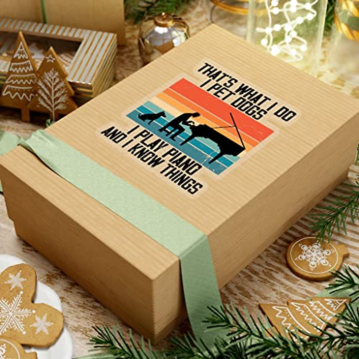 Teegarb Letter Blanket Sticker Decal Humorous Dog Doggie Pet Lover Mammal Sarcasm Enthusiast Hilarious Doggies Stickers for Laptop Car 6" × 6" / Transparent