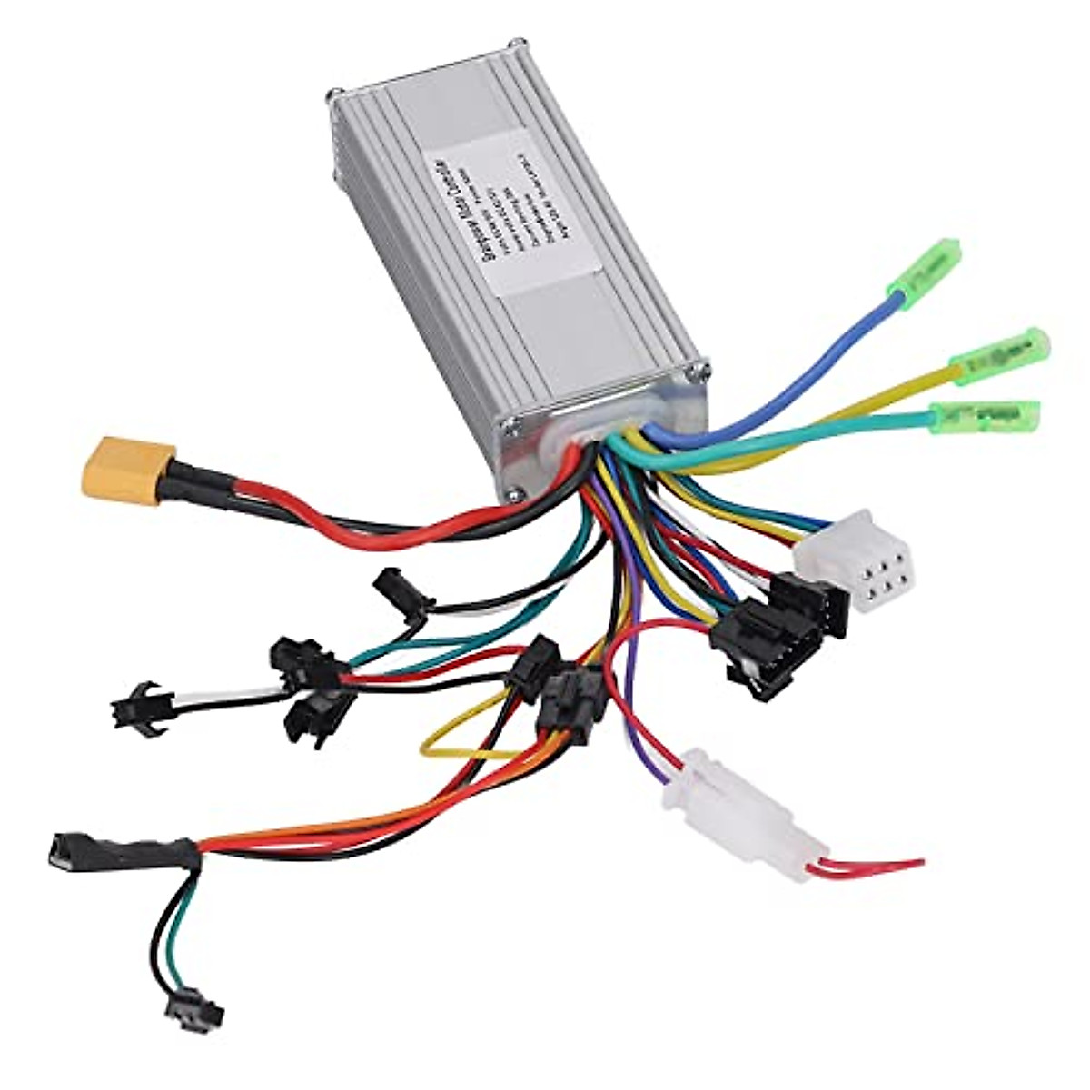 Alomejor Electric Bike Scooter Controller with Round Colorful Thumb Throttle LH100 LCD Panel for 500W Motors 48V 60V