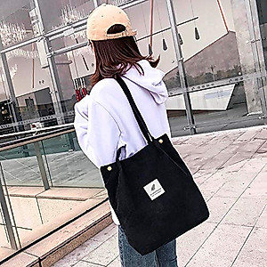 Women's Retro Large Size Canvas Shoulder Bag Hobo Crossbody Handbag Casual Tote