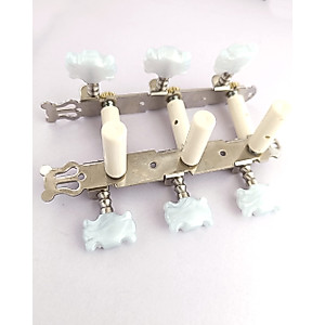 Ubrand A Plate Classical Guitar String Machine Heads Tuning Pegs Keys Tuners Set (2101-GDN02)