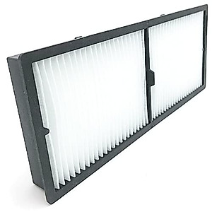 JISIZKY Replacement Projector Air Filter ELPAF56 for EPSON BrightLink 1480Fi 1485Fi, PowerLite 800F 805F L400U L500W L510U L520U L520W L530U L610,EpiqVision Ultra LS500 EB-L610U EB-L615U