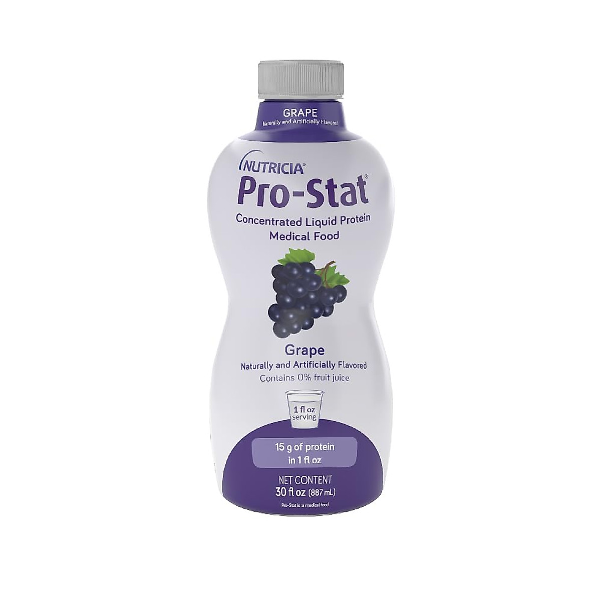 Pro-Stat Concentrated Liquid Protein Medical Food - Grape Flavor, 30 Fl Oz Bottle