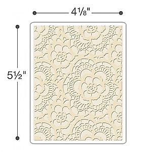 Sizzix, Multi Color, Embossing Folder 661824, Lace, One Size