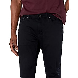Amazon Essentials Men's Skinny-Fit Stretch Jean, Washed Black, 35W x 28L
