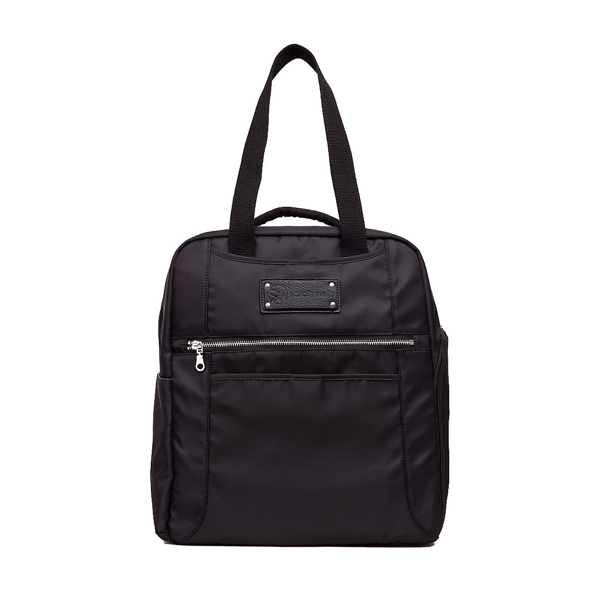 Sarah Wells Kelly Convertible Breast Pump Bag and Backpack with Carrying Handles - Insulated Pocket - Compatible with All Portable Pumps on The Market - 17" Laptop Sleeve