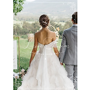 Asooll Gold Wedding Hair Comb Clip Rhinestone Bridal Hair Comb Pieces Pearl Hair Accessories for Brides Wedding