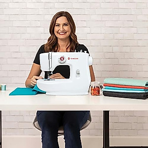 SINGER | MX60 Sewing Machine With Accessory Kit & Foot Pedal - 57 Stitch Applications - Simple & Great for Beginners