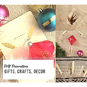 Terra Tattoos Gold Metallic Temporary Tats Geometric Henna Designs Waterproof Nontoxic Long Lasting Perfect for Beach, Festivals, & more! (Maya)