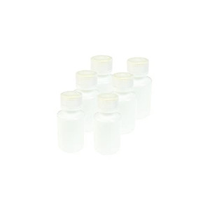 United Scientific™ BNM090-PK6 Leakproof 3oz (90mL) Travel Bottle | HDPE bottle with lined Polypropylene lid | TSA Approved | Pack of 6 Bottles