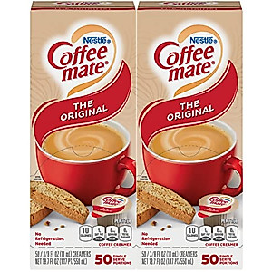 Nestle Coffee-Mate Liquid Creamer Original 2-pack; 50 Count Each