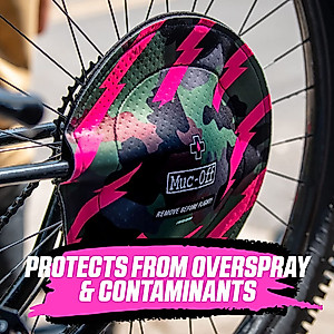 Muc-Off Disc Brake Covers, Camo - Washable Brake Shield for Bicycle Disc Brakes - Pair of Bike Brake Covers for MTB/Road/Gravel Bikes