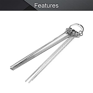 Utoolmart 4 Set Welding Tip Cleaner, Nozzle Cleaner Gas Welding Brazing Cutting Torch Tip Cleaner Needle