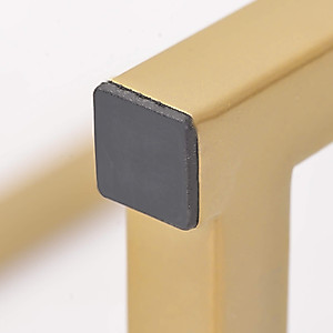 Tiophome Dining Modern Faux Marble Countertop Stools/Storage Shelves, Breakfast Table Chair Home Kitchen Bistro, Living Room Furniture (White/Gold), 3-Piece Bar Pub Set