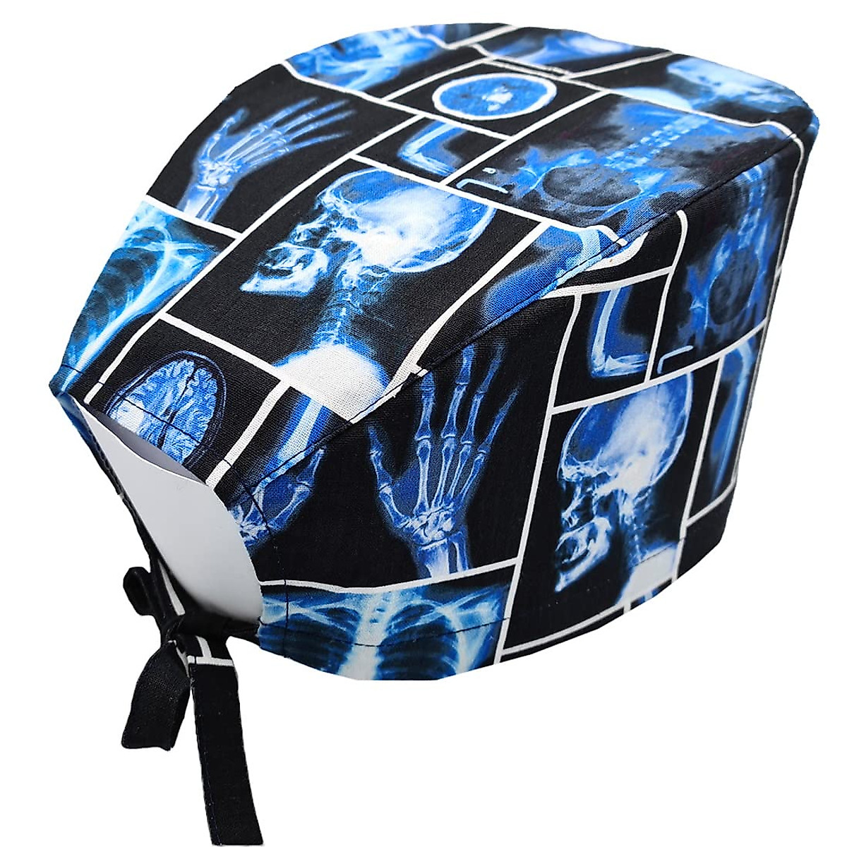 X-Ray Black Working Cap - Comfortable and Breathable for Men and Women Long Aesthetic Head Cover