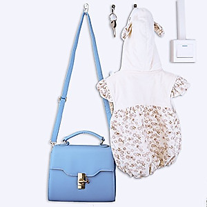 Sunmns 24 Pieces Coat Hooks Single Wall Mounted Robe Hook Hanger with 50 Pieces Screws (Silvery)