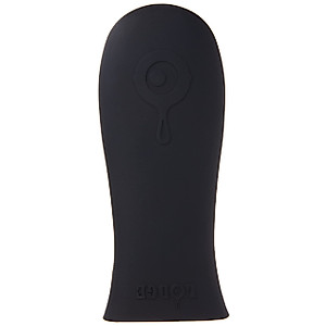 Lodge Silicone Hot Handle Holder and Silicone Assist Handle Holder Set for Lodge Cast Iron Skillets, Black