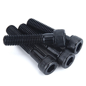 10 Pcs M8-1.25 x 40mm Hex Socket Head Cap Screws, 12.9 Grade Alloy Steel, Allen Socket Drive, Black Oxide Finish, Machine Thread，Full Thread （10 Pcs M8-1.25 x 40mm）