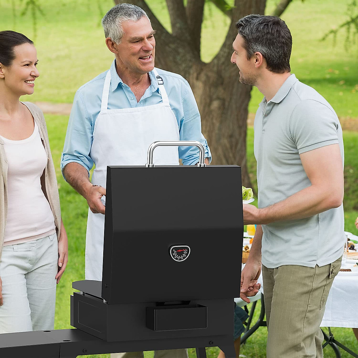 Griddle Lid for Blackstone 17 Inch Adventure Ready 1832 Griddle Flat Top Grill Station, Outdoor Hinged Lid Griddle Hard Cover Hood with Handle for 17" Blackstone Tabletop Cooking Station Griddle