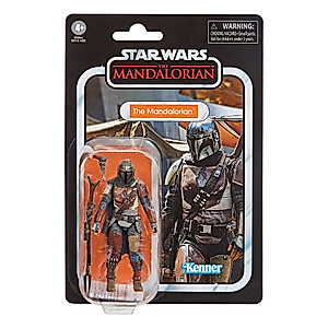 Star Wars The Vintage Collection The Mandalorian Toy, 9.5-cm-Scale Action Figure, Toys for Children Aged 4 and Up