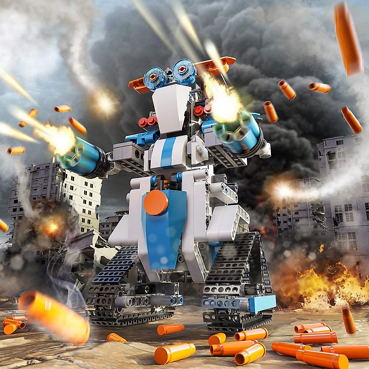 EDUCIRO Robot Building Toys for Boys, 8 9 10 11 12 Year Old Boys Girls Easter Gifts Ideas, STEM Projects for Kids Age 8-12, Remote & APP Controlled Toys Building Sets (358Pieces)