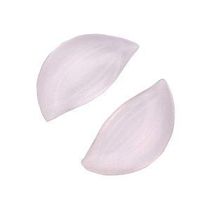 1Pair Thicken Breathable Silicone Gel Bra Inserts Pad Breast Enhancers Push-up Booster Molding Pads Perforated Swimwear for Women Lady Girls Bikini Swimsuit(Clear)