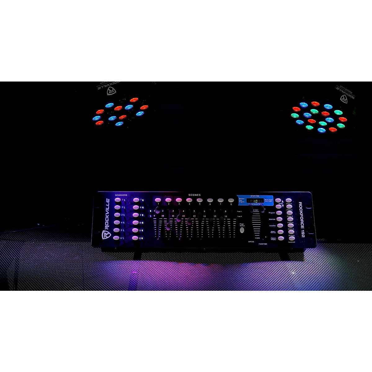 Rockville ROCKFORCE 192-Channel Light/Fog DMX Lighting Controller