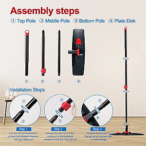 CLEANHOME Dust Mop for Floor Cleaning Microfiber Professional Dry & Wet Flat Mops for Tile Floors with a Extra Chenille Refill Mopping Pad for Hardwood,Tile,Marble Floor