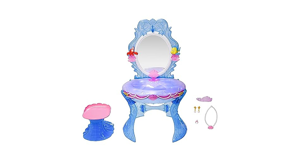 Disney Princess Ariel Vanity: Lights & Sounds for Girls