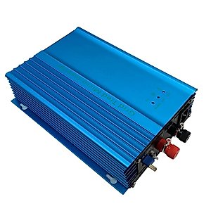 Y&H 500W Grid Tie Inverter DC16V-28V MPPT Pure Sine Wave AC110V Output for 12V Solar Panel,Adjutable 12V Battery Discharge