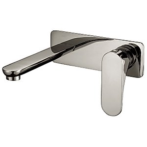 Dawn AB37 1566BN Wall Mounted Single-Lever Concealed Washbasin Mixer, Brushed Nickel