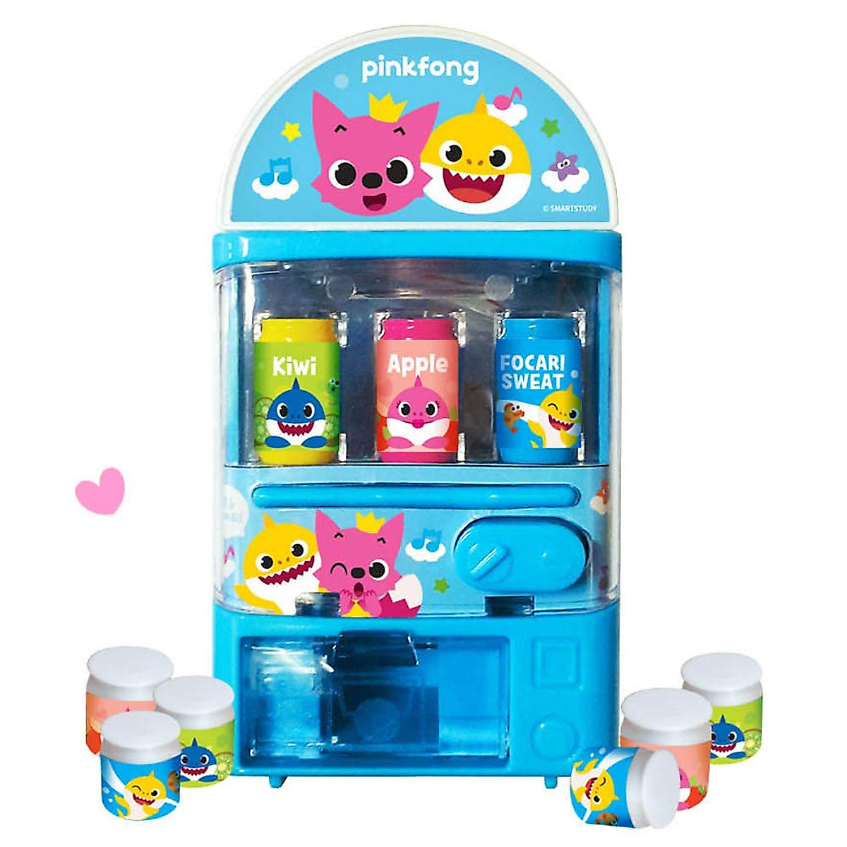 [Random] Kids Baby Cute Shark Family Mini Drink Vending Machine Toy