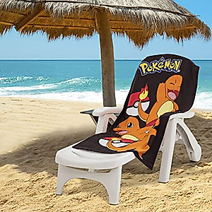 Northwest Beach Towel, 30" x 60", Pokemon Hot Char