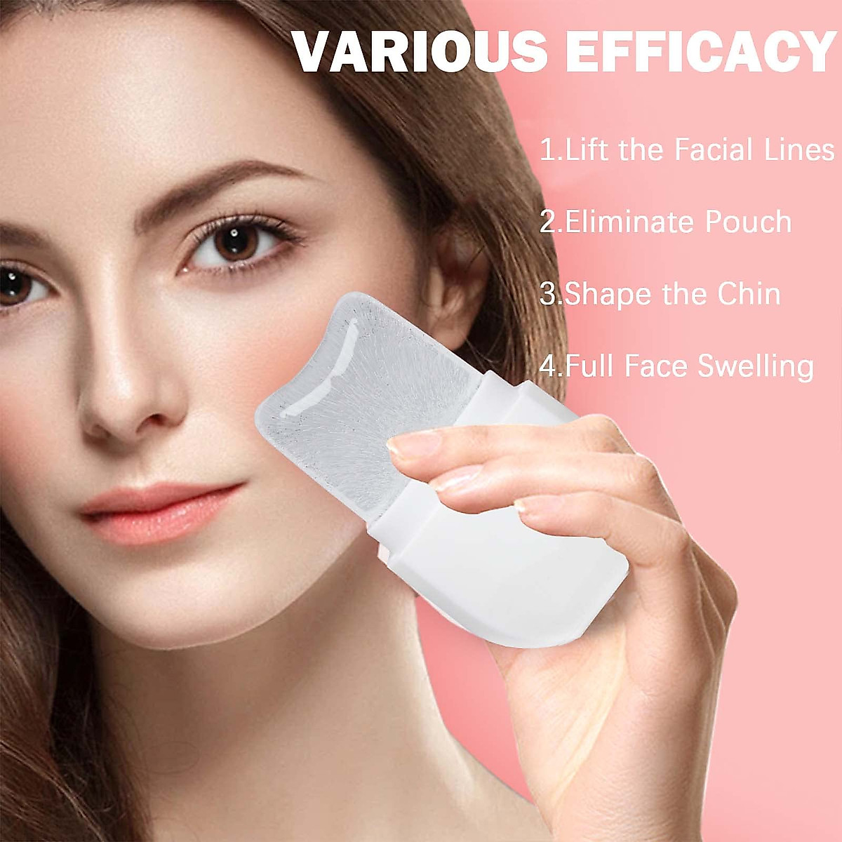 PASNOWFU Upgrade Ice Cube Face Roller, Facial & Eyes and Neck, Brighten Skin & Enhance Your Natural Glow, Facial Treatment to Tighten & Tone Skin & De-Puff The Eye Area, Cryotherapy for Face (White)