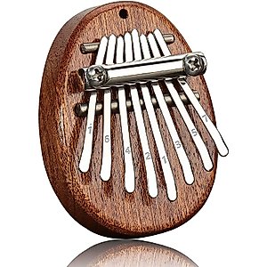 KMDJG Kalimba 8 Key exquisite Finger Thumb Piano, Musical Good Accessory Pendant Finger Piano Gift for Kids MUSIC001 0