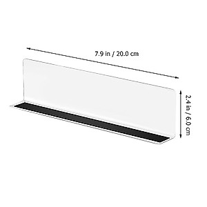 Garneck 6pcs Shelf Divider Bookends Adjustable Closet Organizer Adjustable Dividers for Drawers Supermarket Shelf Organizer Supermarket Shelf Separator Shop Drawer Dividers Magnetic Stripe