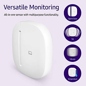 Samsung SmartThings GP-U999SJVLAAA Door & Window Multipurpose Sensor, White, 1 Count (Pack of 1)
